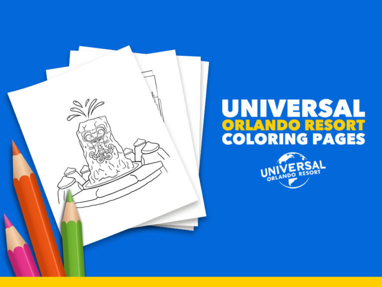 Universal At Home Coloring Pages - Discover Universal