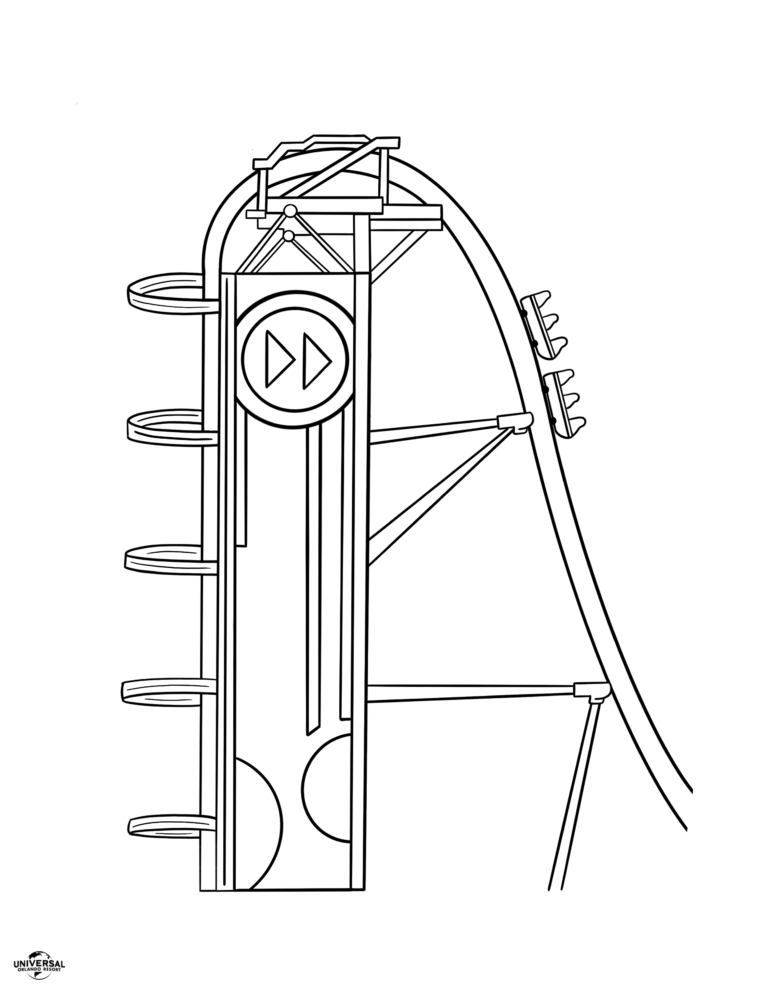 Universal At Home Coloring Pages - Discover Universal
