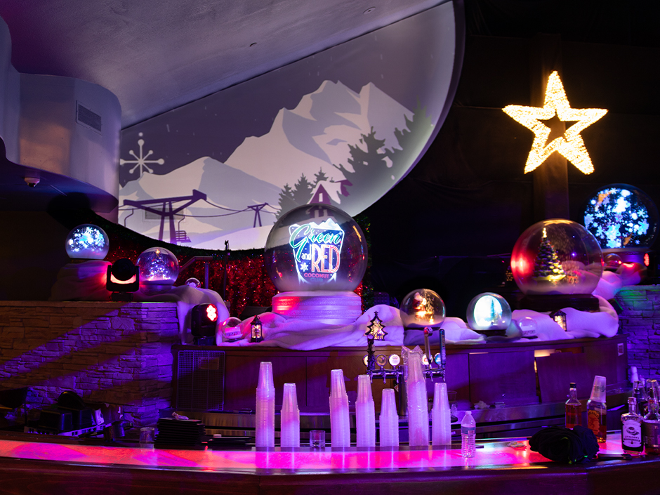 Ring in the Holidays at the Green & Red Coconut Club at Universal CityWalk