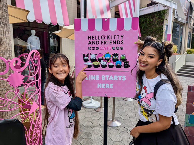 Girls Day Out at Hello Kitty and Friends Cafe at Universal CityWalk